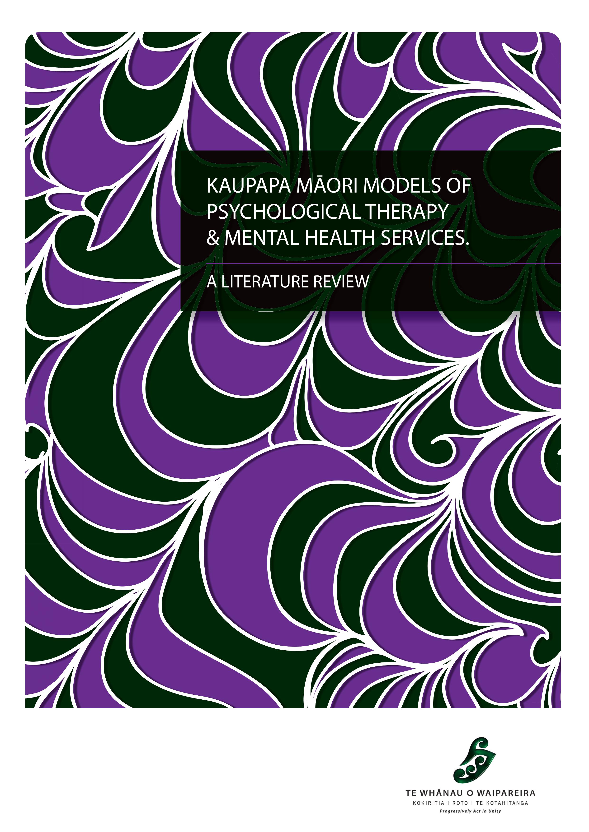 Kaupapa Māori Models of Psychological Therapy & Mental Health Services ...
